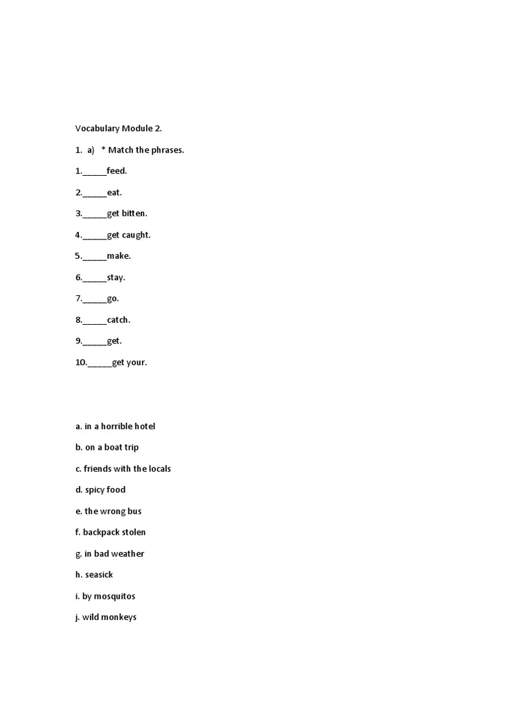 Prime Time Volumen 3. Work Book Grammar Reference Word List Module 2 ...