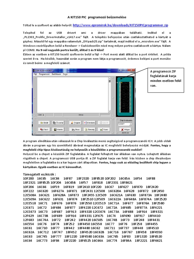 KIT150 Kezikonyv | PDF