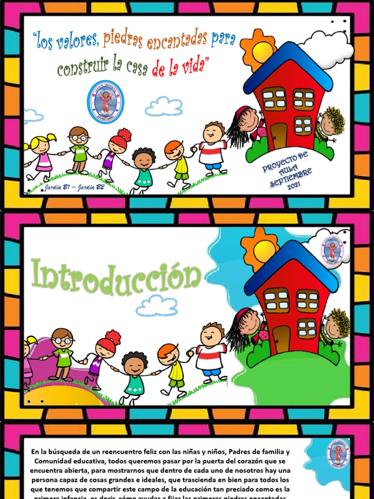 Proyecto de Aula Preescolar | PDF | Familia | Educación de la primera infancia