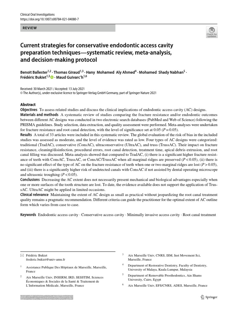 Proof Ok Hco104080 Pdf Systematic Review Dentistry 