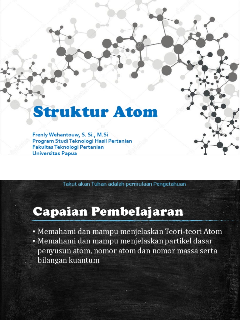 Modul Kimia Anorganik-Struktur Atom (Part 1) | PDF