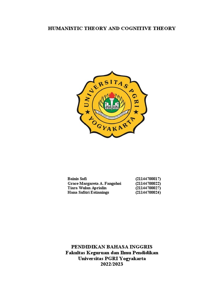 THEORY HUMANISTIC AND THEORY COGNITIVE (Makalah) | PDF | Self Actualization | Learning