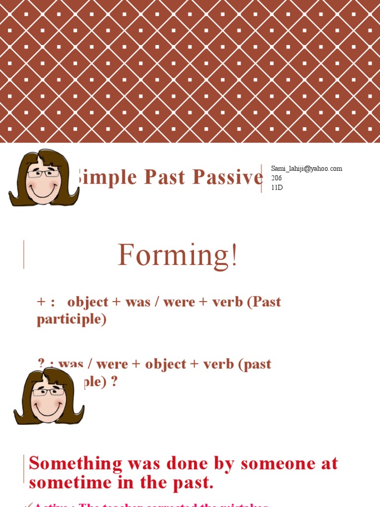 Past Simple Passive | PDF