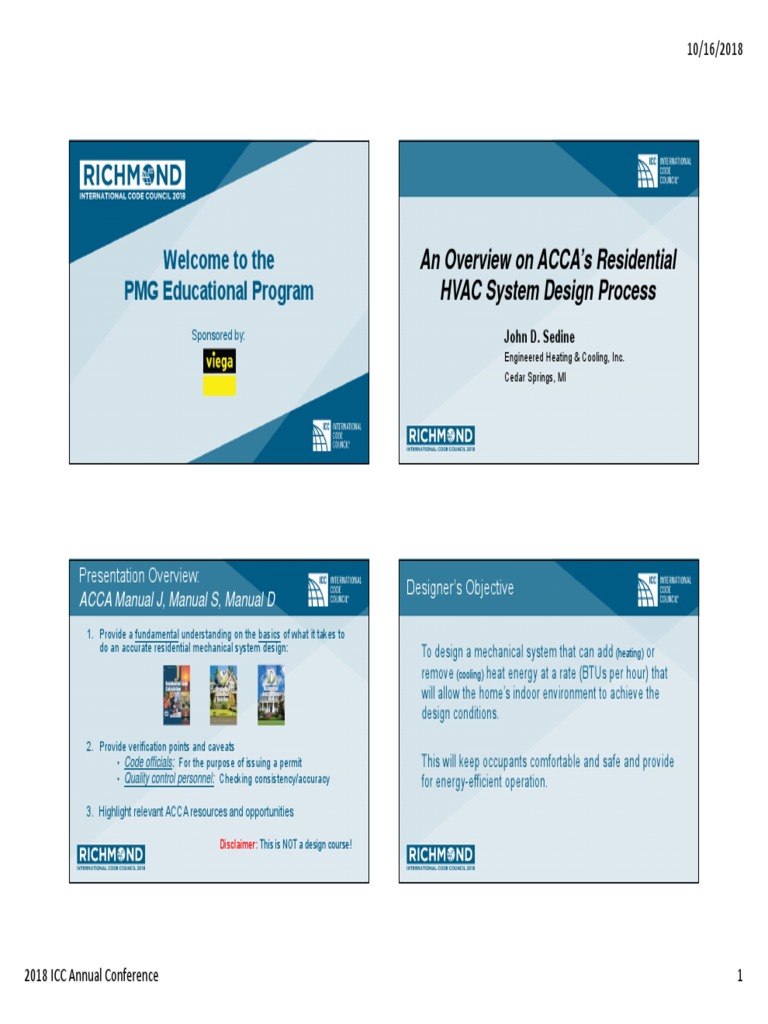 Residential HVAC Design Guide | PDF | Duct (Flow) | Architecture