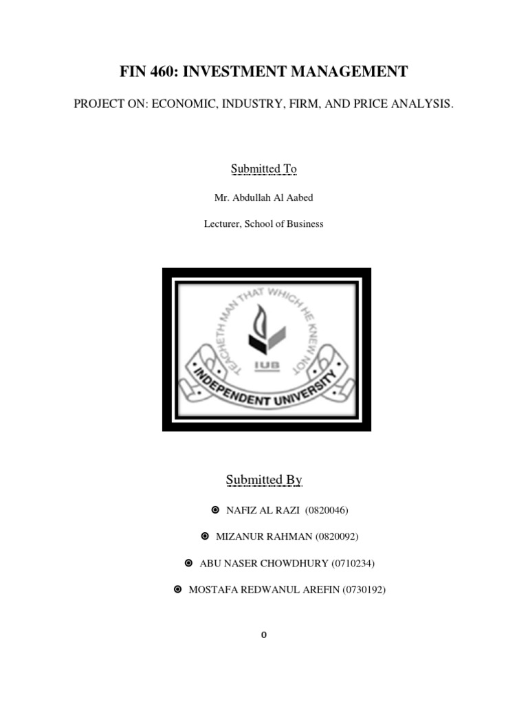 FIN 460: Pharma Investment Analysis | PDF | Equity (Finance) | Money Supply
