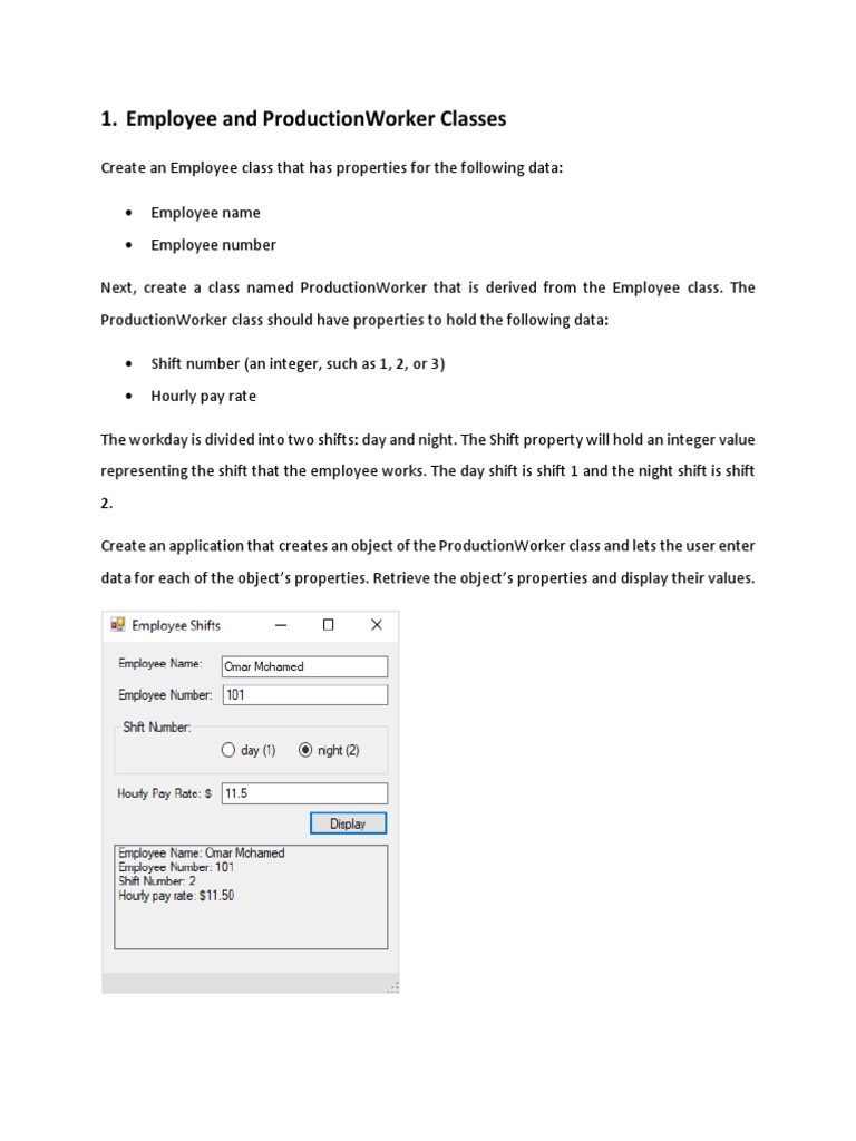 (Update) Chapter 10 - Inheritance and Polymorphism | PDF | Object (Computer Science) | Salary