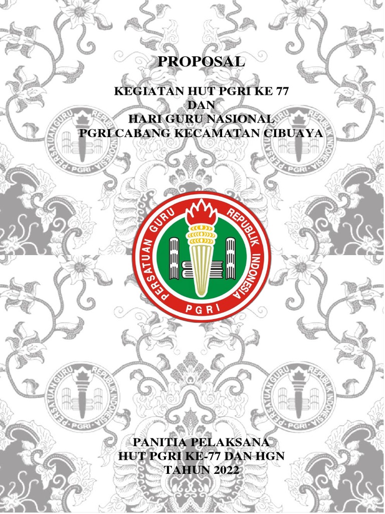 Proposal Hut Pgri 77 Cibuaya | PDF