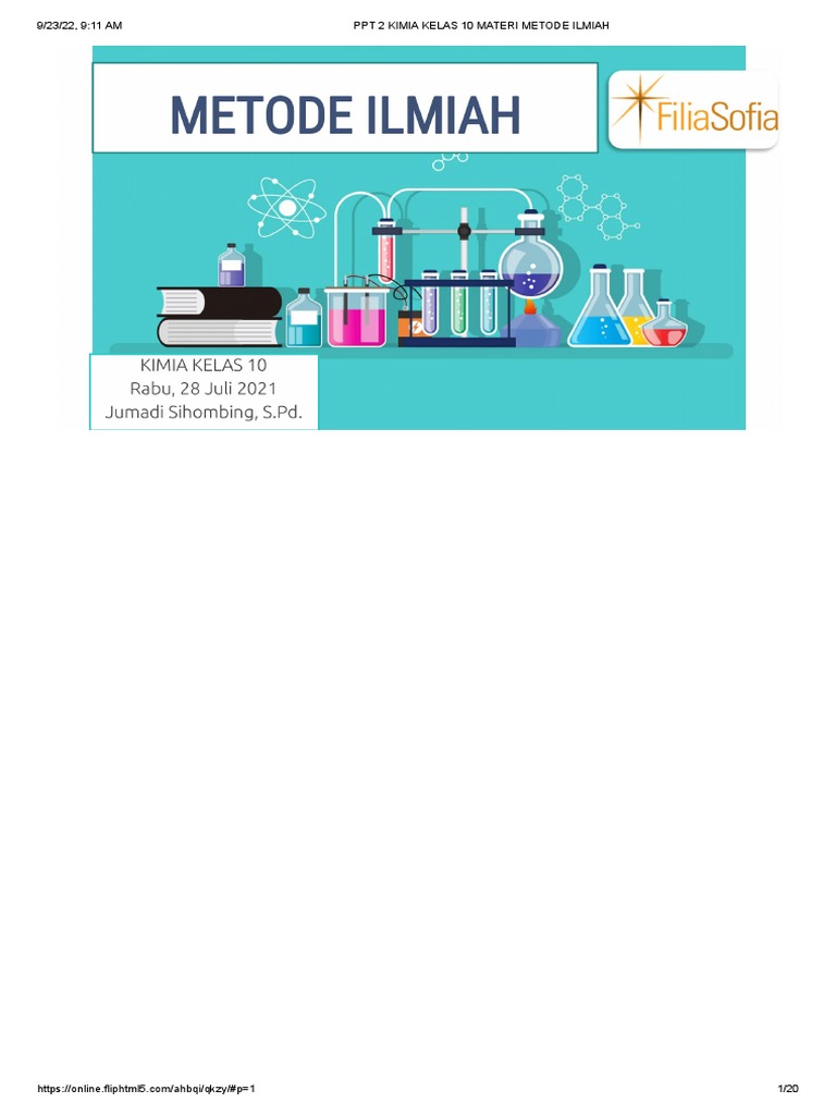 2 Kimia Kelas 10 Materi Metode Ilmiah | PDF