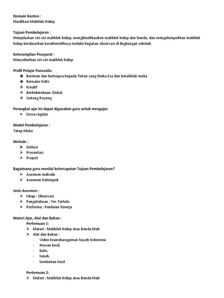 Modul Klasifikasi | PDF