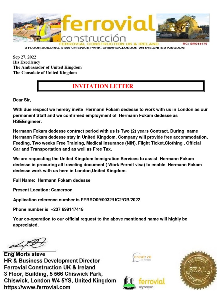 Invitation Letter | PDF