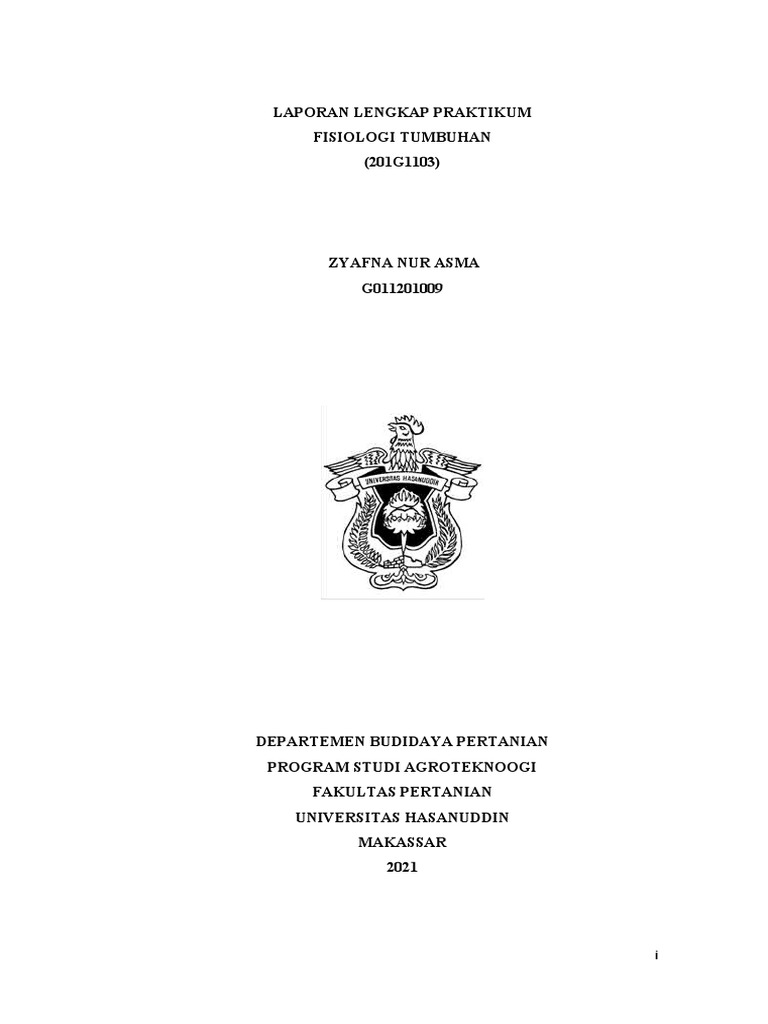 Format Laporan Lengkap Praktikum Fistum 2021 | PDF