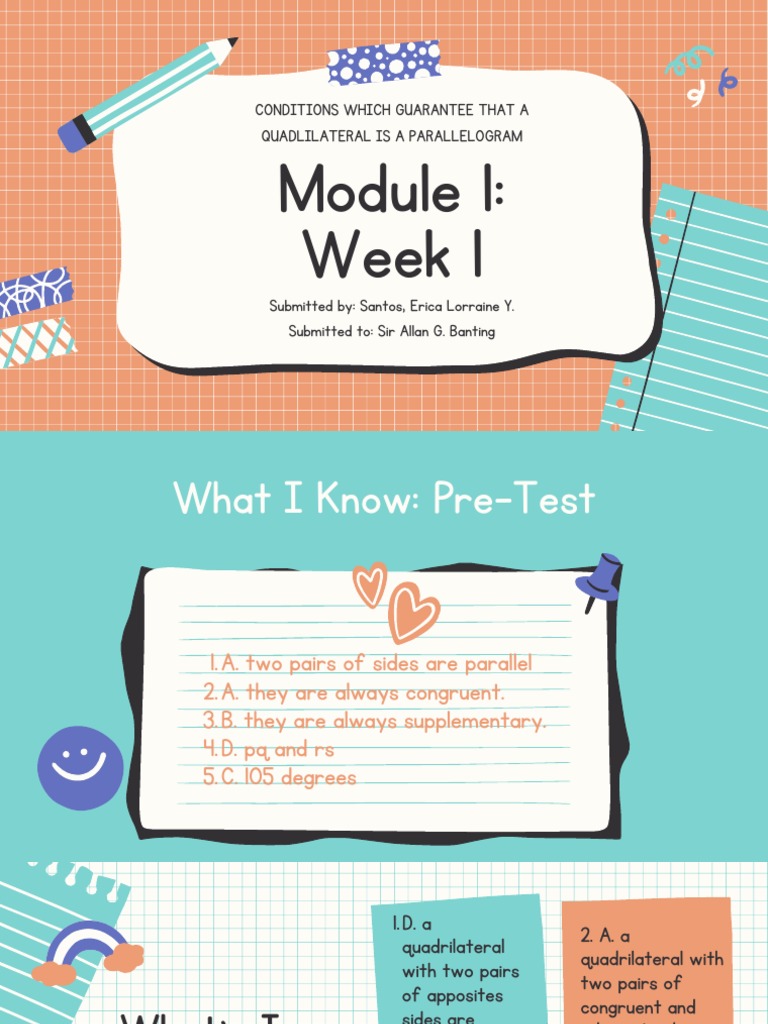 Math (Mod 1) | PDF | Euclidean Plane Geometry | Elementary Mathematics