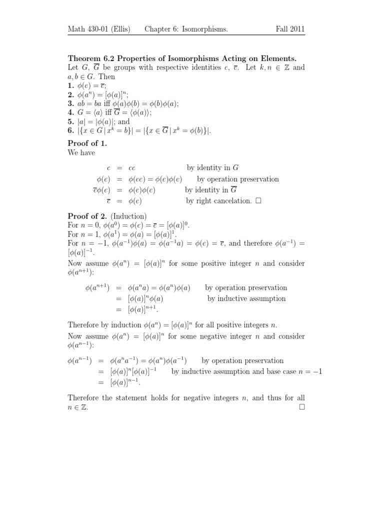 CH 6 Theorems | PDF | Function (Mathematics) | Mathematical Proof