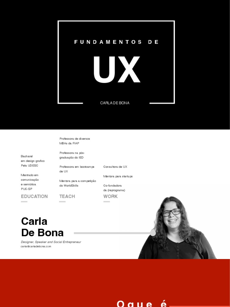 UX Fundamentals | PDF | Usabilidade | Ciência cognitiva