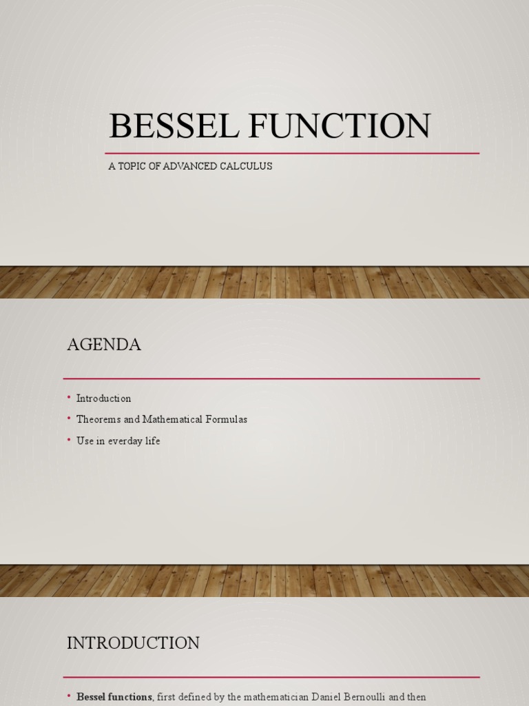 Bessel Function | PDF