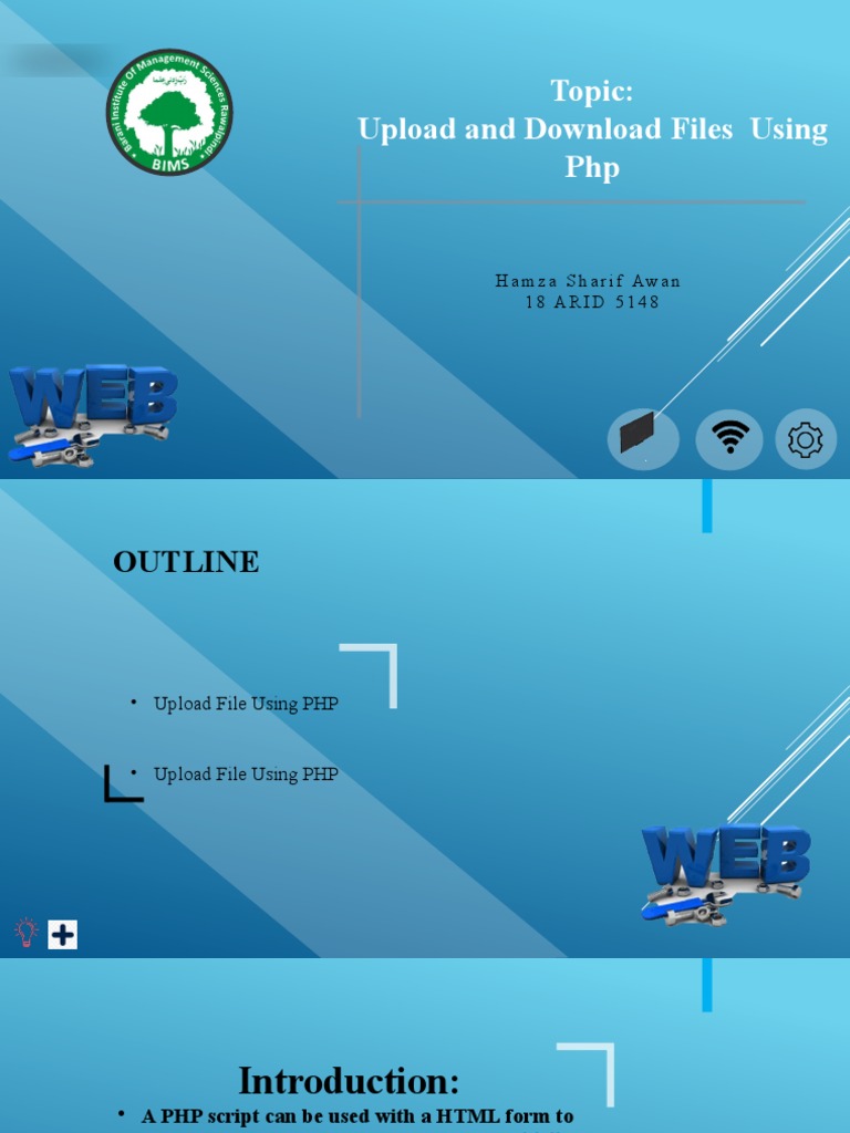 Upload and Download Using PHP | PDF | Php | Computer File