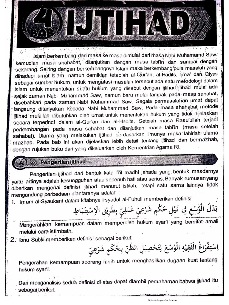 Fiqih IJTIHAD | PDF