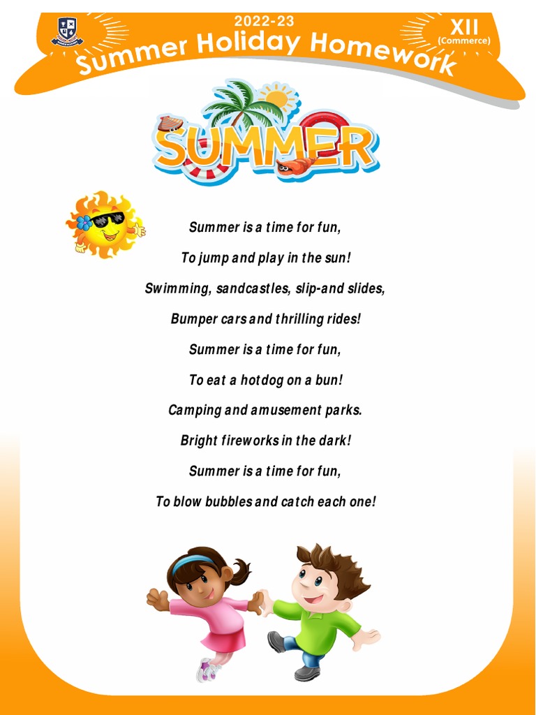 Summer Holiday Homework-New (XII-Commerce) | PDF | Economies