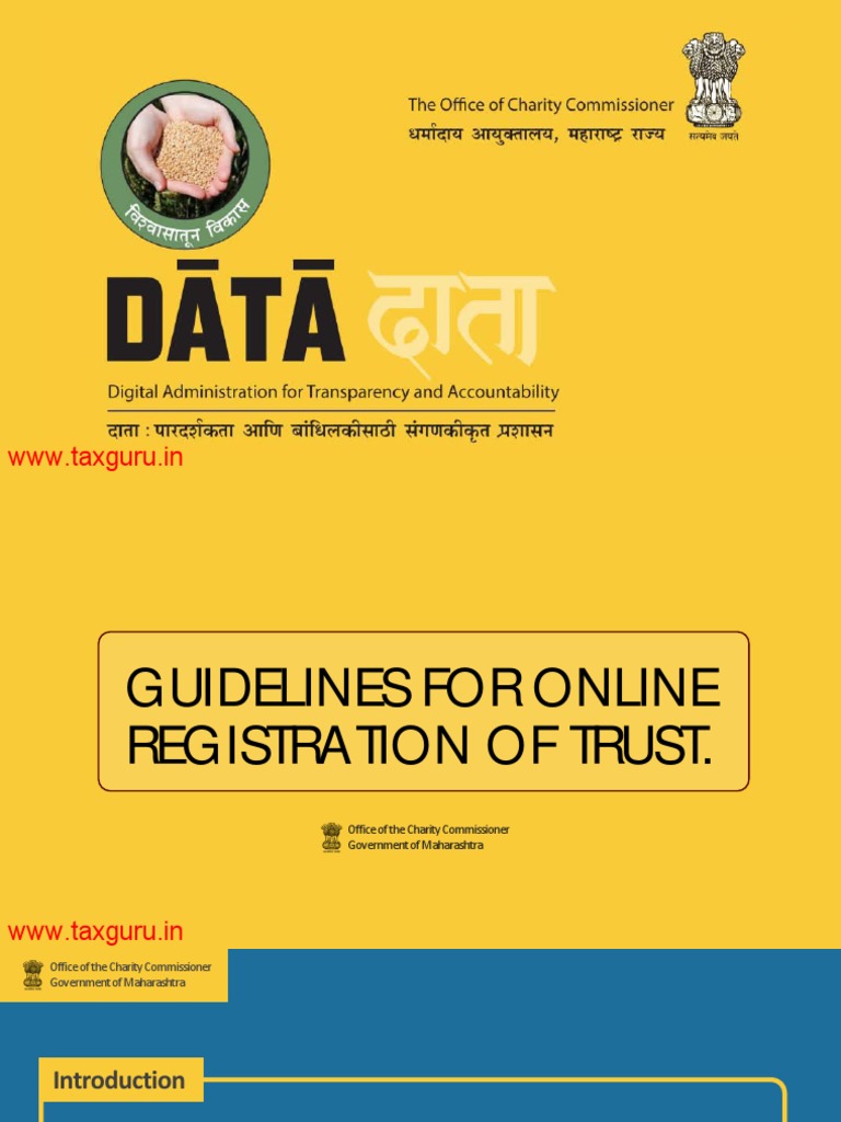 Trust Registration English | PDF | Charitable Organization | Trustee