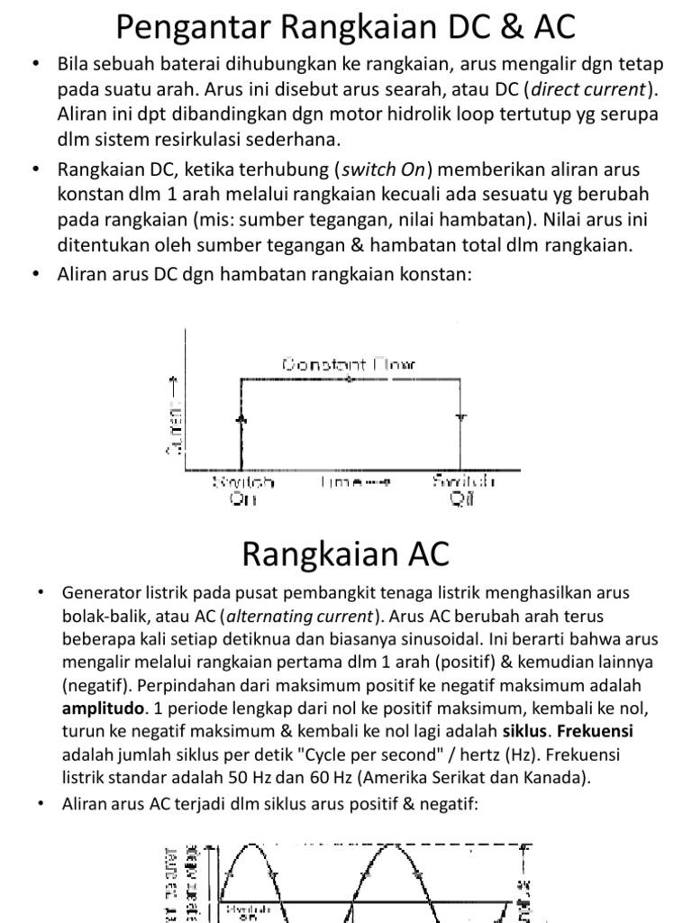 Pengantar Rangkaian DC dan AC | PDF
