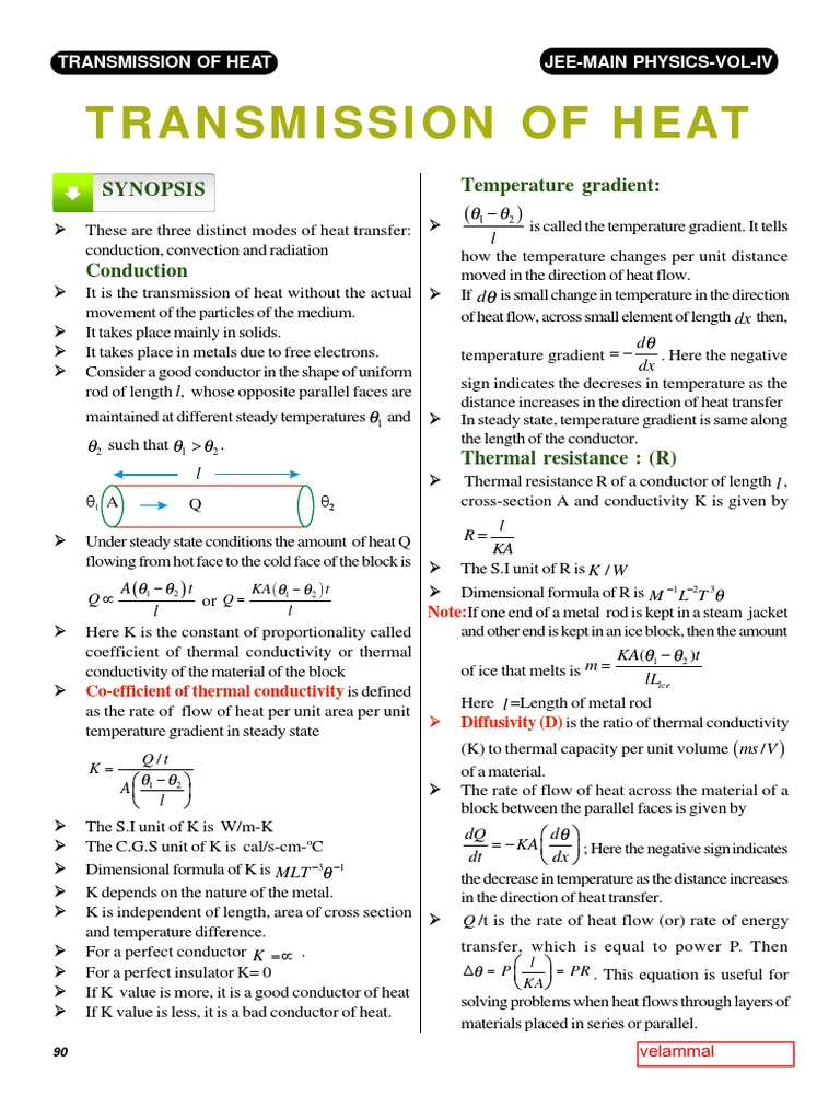 Heat Transfer Material | PDF | Heat Transfer | Thermal Conduction