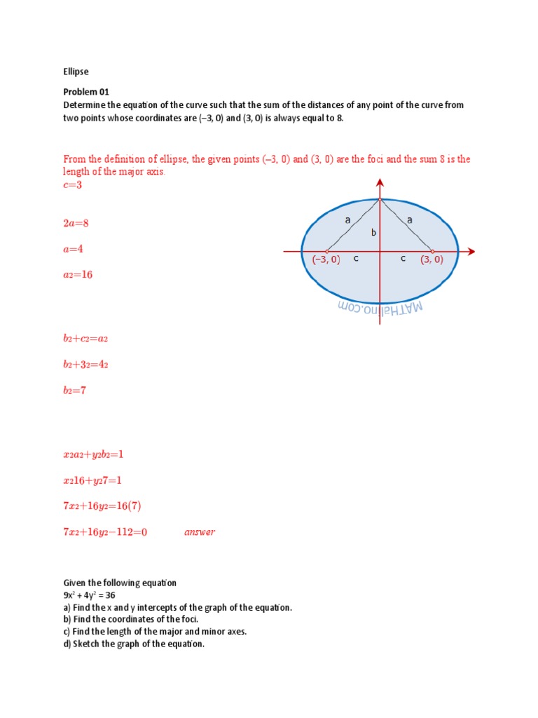 Parabola Problems and Solutions | PDF | Mathematical Objects ...