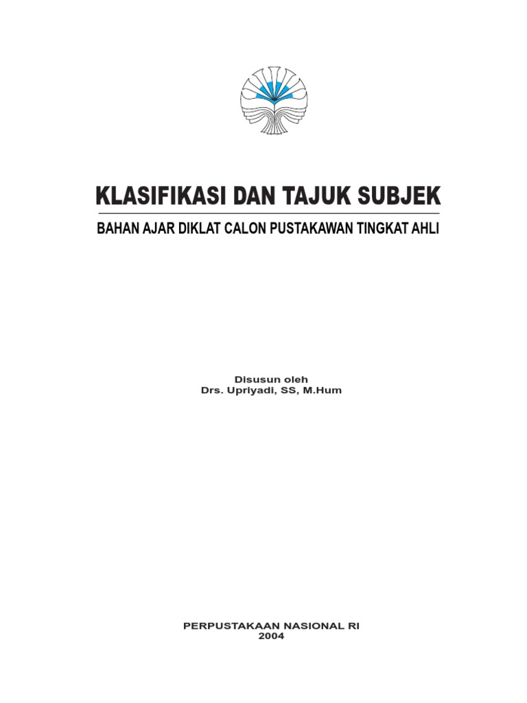 07 - Klasifikasi Dan Tajuk Subjek | PDF