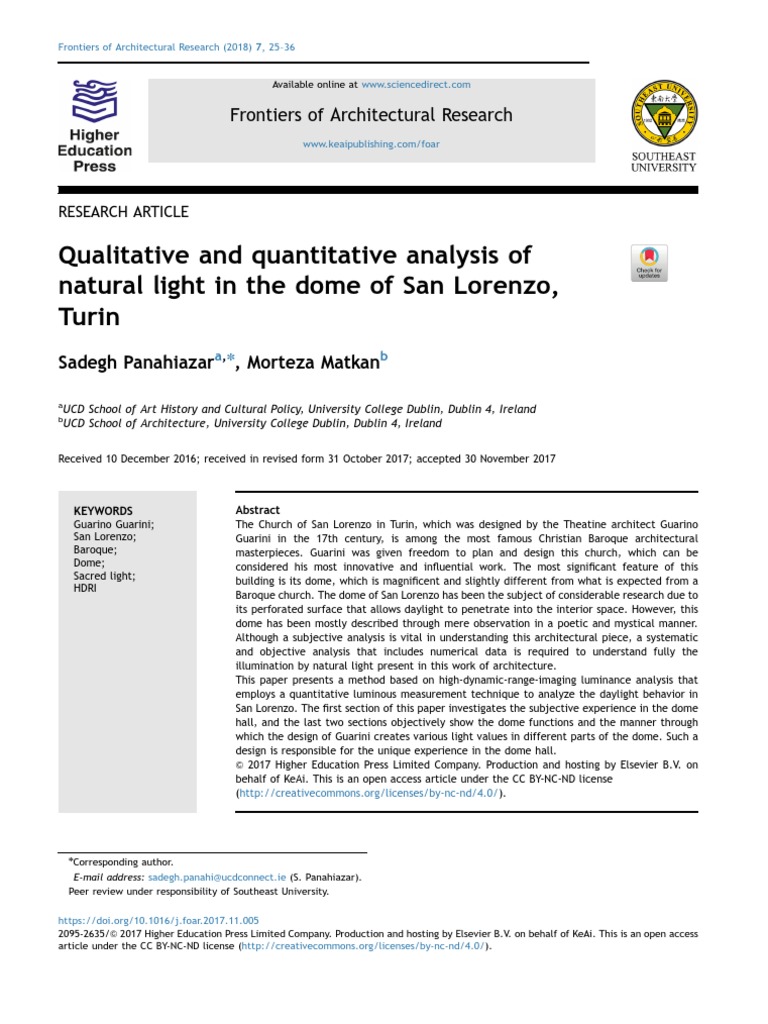 Qualitative and Quantitative Analysis of Natural Li - 2018 - Frontiers of Archit | PDF