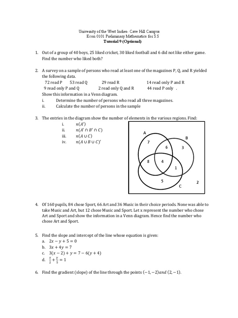 Tutorial 9 Pdf Cartesian Coordinate System Mathematical Objects