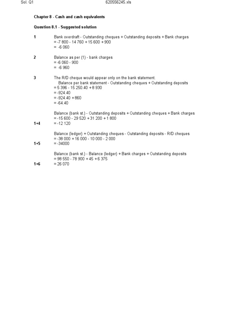 Chapter 08 Bank And Cash Pdf Debits And Credits Banks
