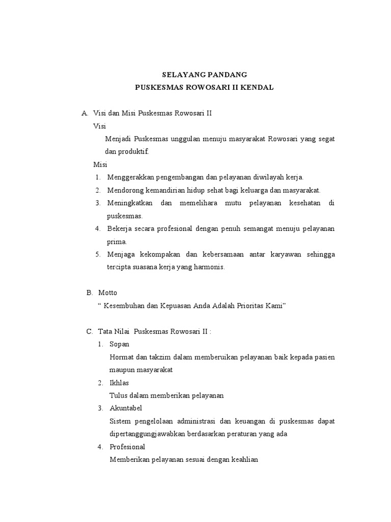 Selayang Pandang | PDF