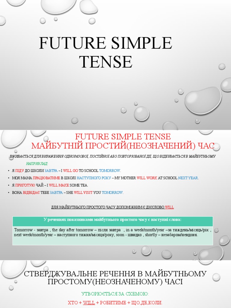 Future Simple | PDF