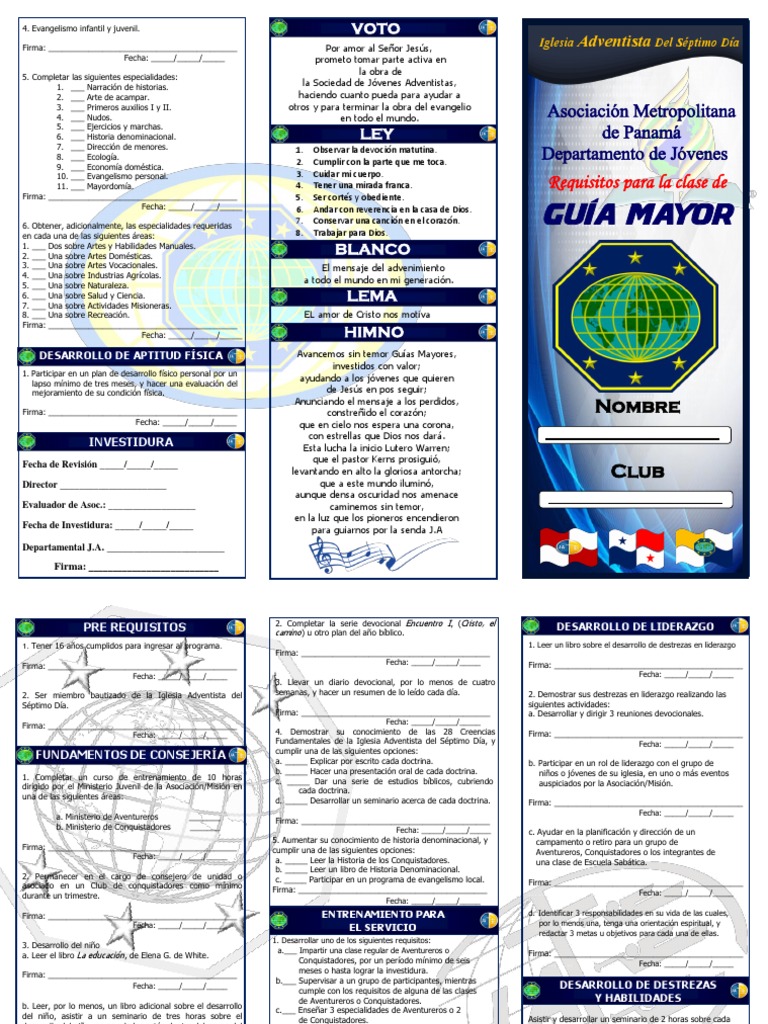 Guia Mayor Nueva | PDF | Iglesia Adventista del Séptimo Día