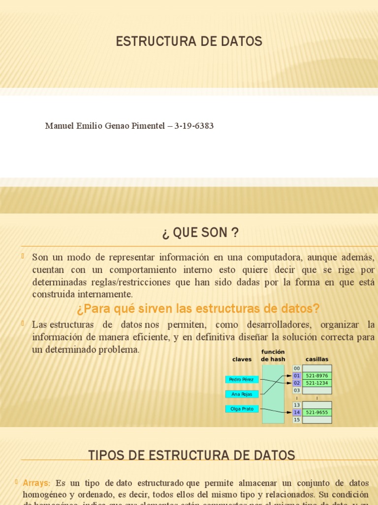 Estructura De Datos 3 19 6383 Descargar Gratis Pdf Estructura De Datos De Matriz Cadena
