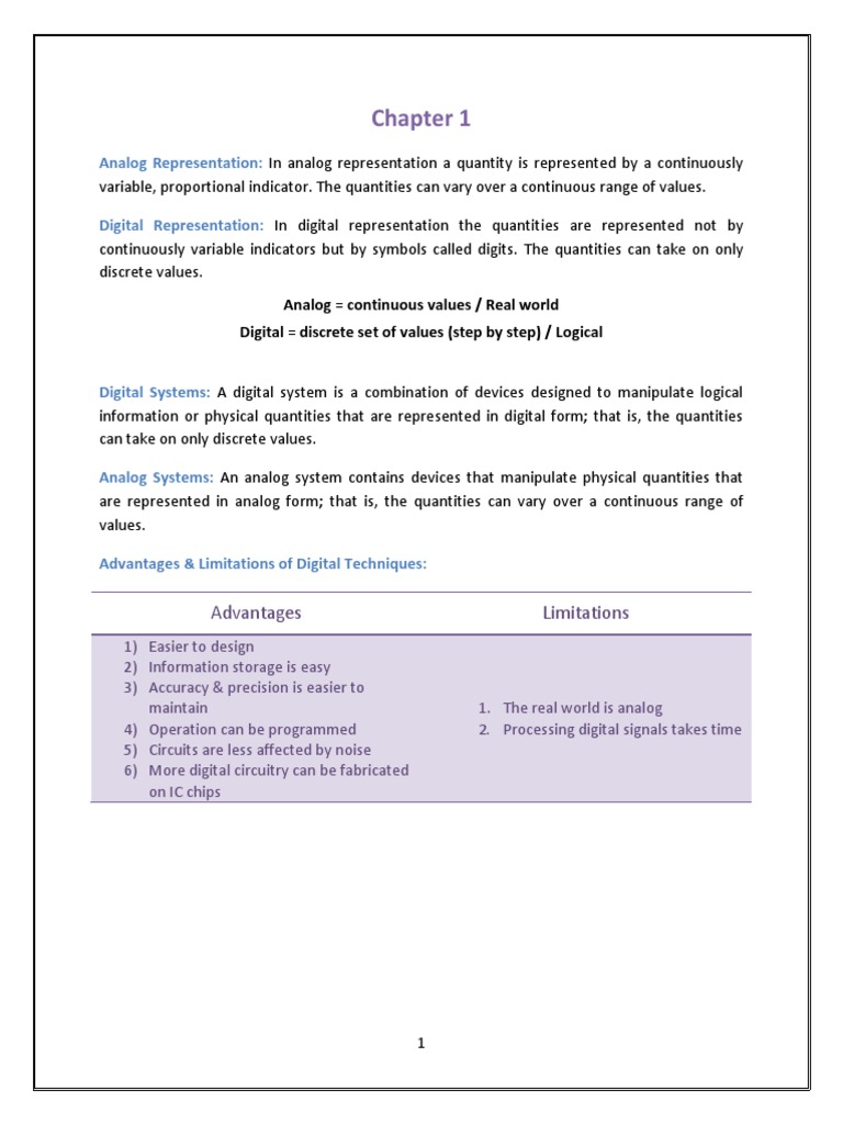 DLD Notes | PDF | Analogue Electronics | Binary Coded Decimal