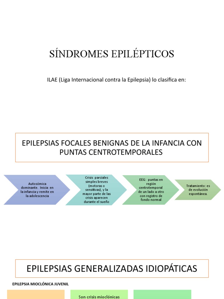 Síndromes Epilépticos | PDF | Epilepsia | Sistema nervioso