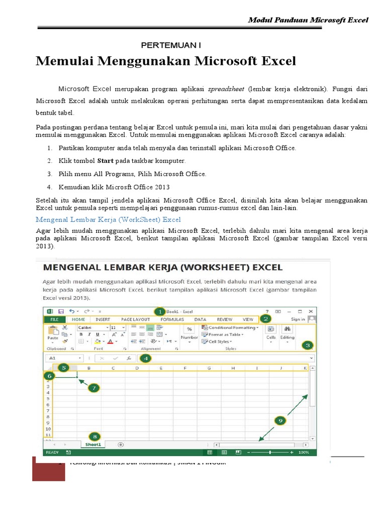 Panduan Lengkap Microsoft Excel 2013 | PDF