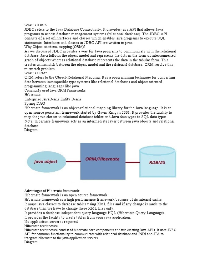 Hibernate | PDF | Databases | Class (Computer Programming)