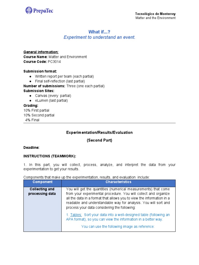 Core Activity - Student - Second Part | PDF | Experiment | Data
