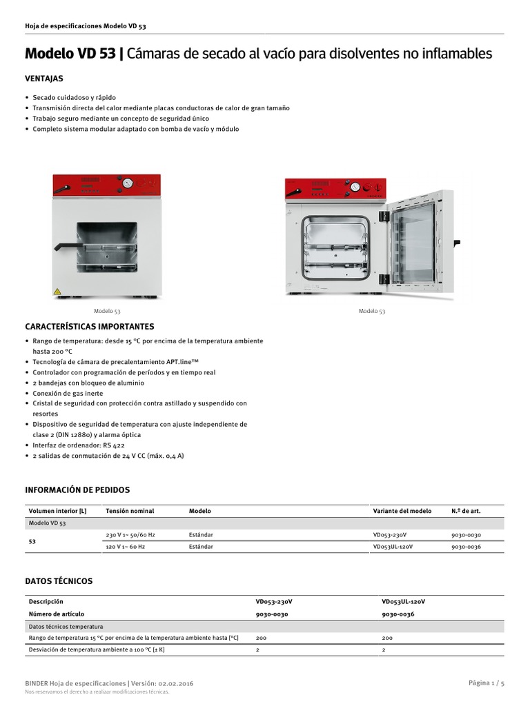 Data Sheet Model VD 53 Es | PDF | Calibración | USB