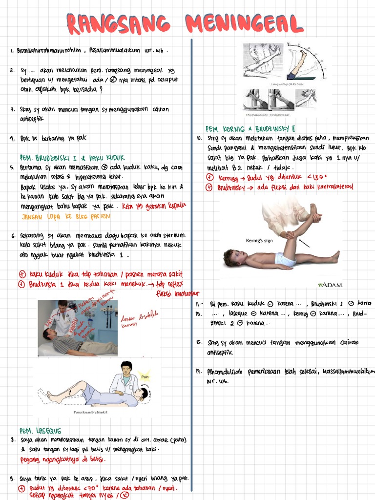 (PF NEURO 2) Rangsang Meningeal | PDF