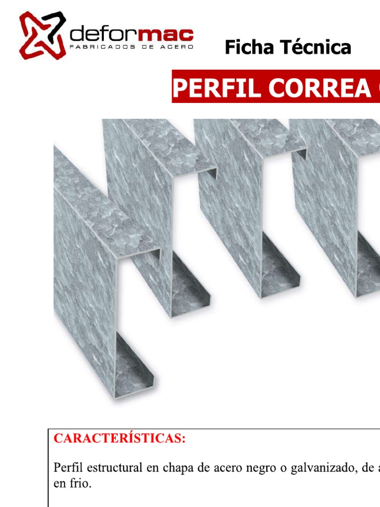 Ficha Tecnica Correas Tipo C - 2022 | PDF