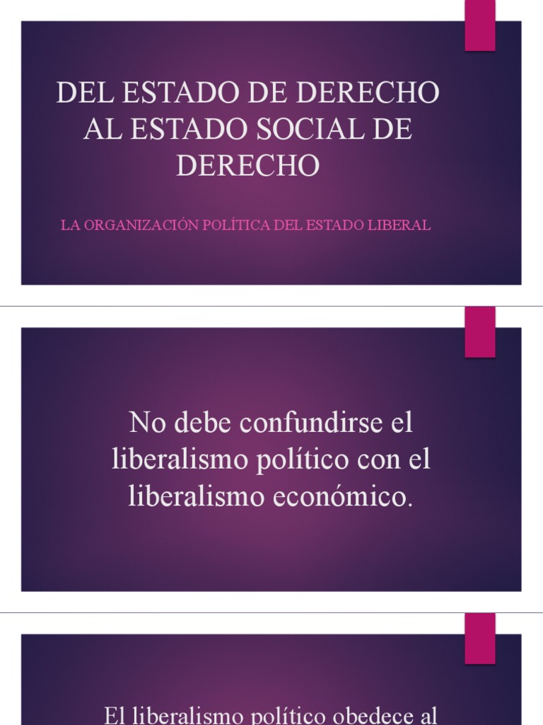 Diapositivas Estados Social de Derecho | PDF | Estado (política ...
