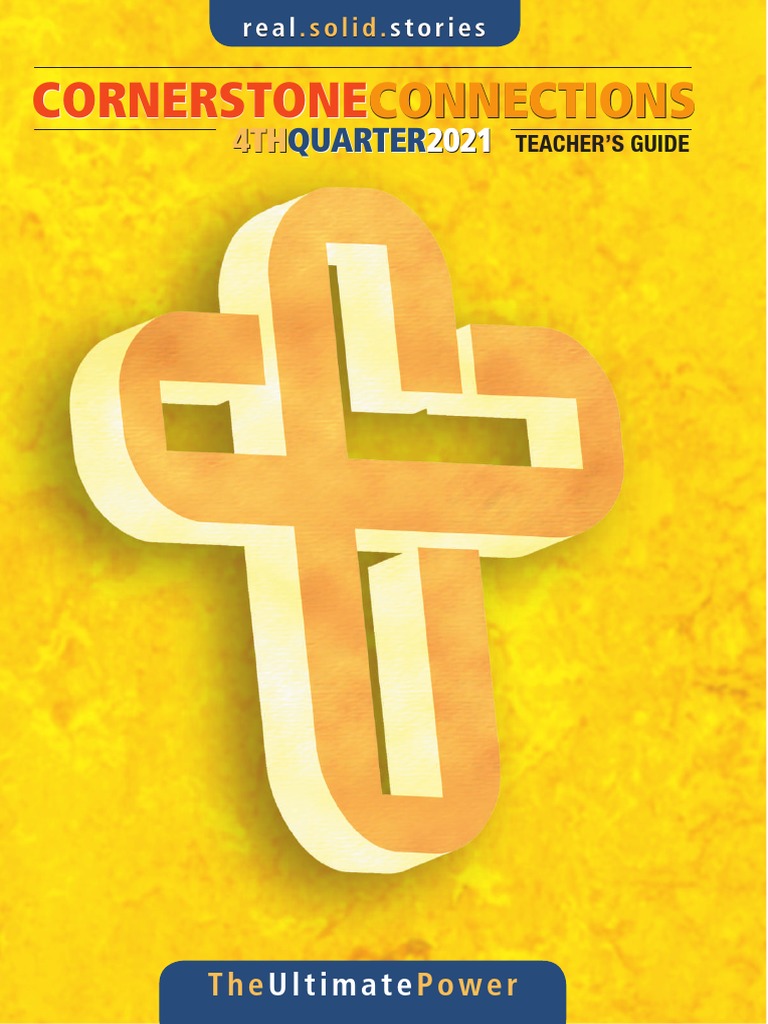 Cornerstone Q42021 | PDF | Jesus | Gospel Of Mark