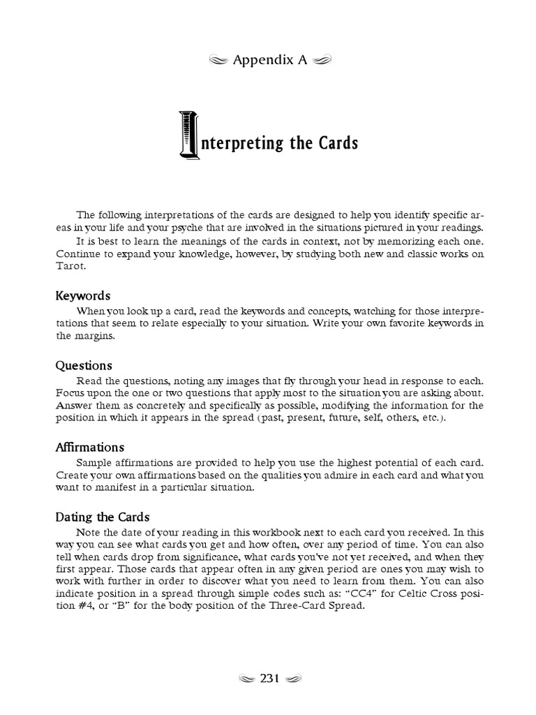 Appendix | PDF | Conscience | Experience