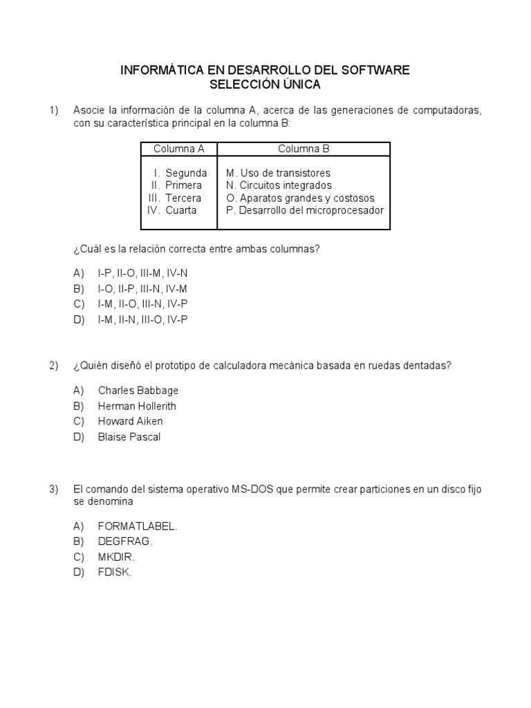 Informatica en Desarrollo Del Software | Descargar gratis PDF | .NET Framework | Objeto ...