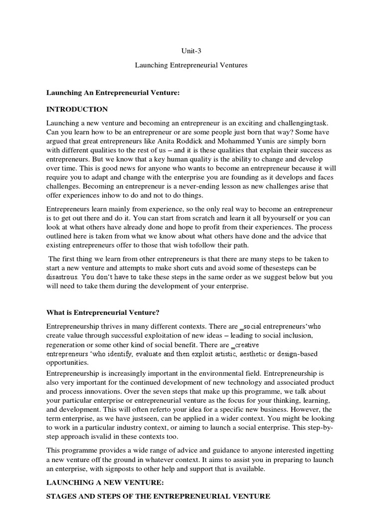 ETP 3 Unit 3 1 | PDF | Entrepreneurship | Creativity