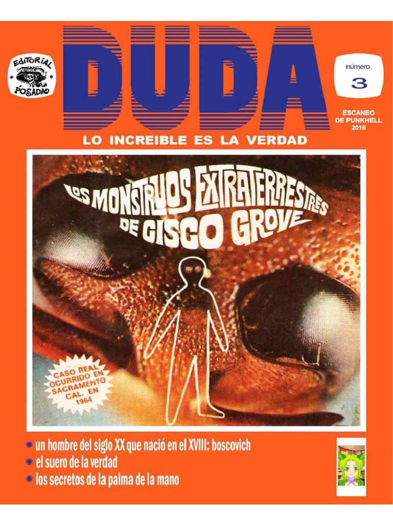 Revista - Duda - 0003 Los Monstruos Extraterrestres de Cisco Grove | PDF