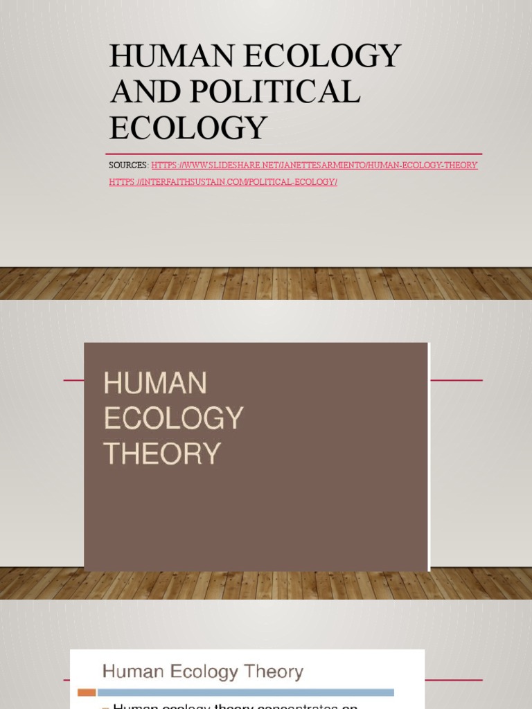 Human and Political Ecology Insights | PDF | Ecology | Resource