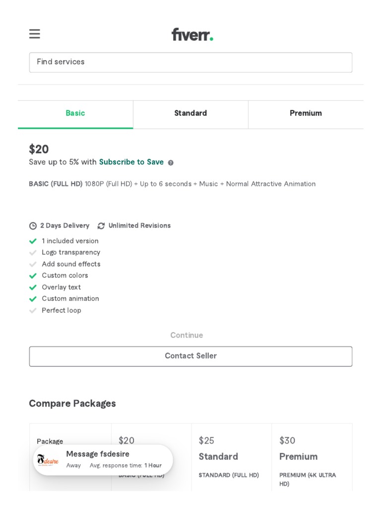 Create A Perfect Custom Logo Animation by Fsdesire - Fiverr | PDF | Computing